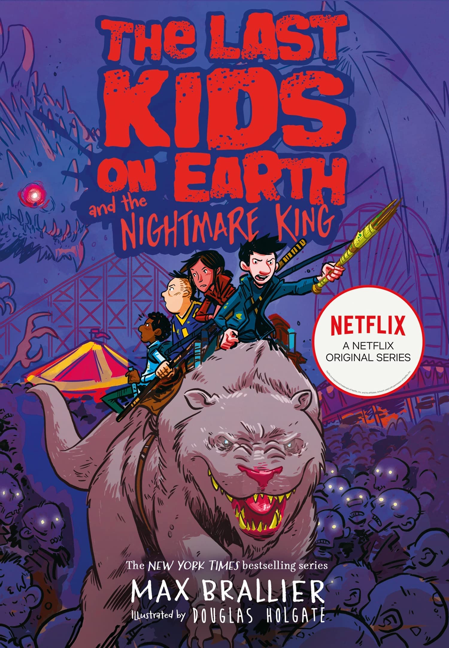 The Last Kids On Earth Collection 7 Books Set By Max Brallier (Last Kids On Earth, Zombie Parade, Nightmare King, Cosmic Beyond, Midnight Blade, Skeleton Road & Doomsday Race)