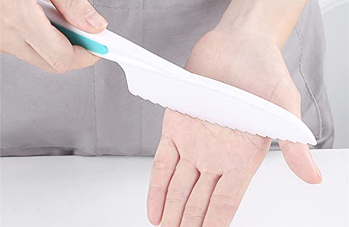 YOFAN 3-Pack Children safe plastic nylon knife,3-Piece kid friendly knives