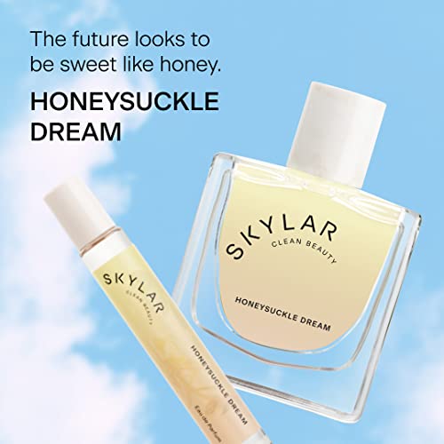 Skylar Honeysuckle Dream Eau de Parfum - Hypoallergenic & Clean Perfume for Women & Men, Vegan & Safe for Sensitive Skin - Floral Perfume with Notes of Pear, Honeysuckle & Lily - 10mL /0.33 Fl oz