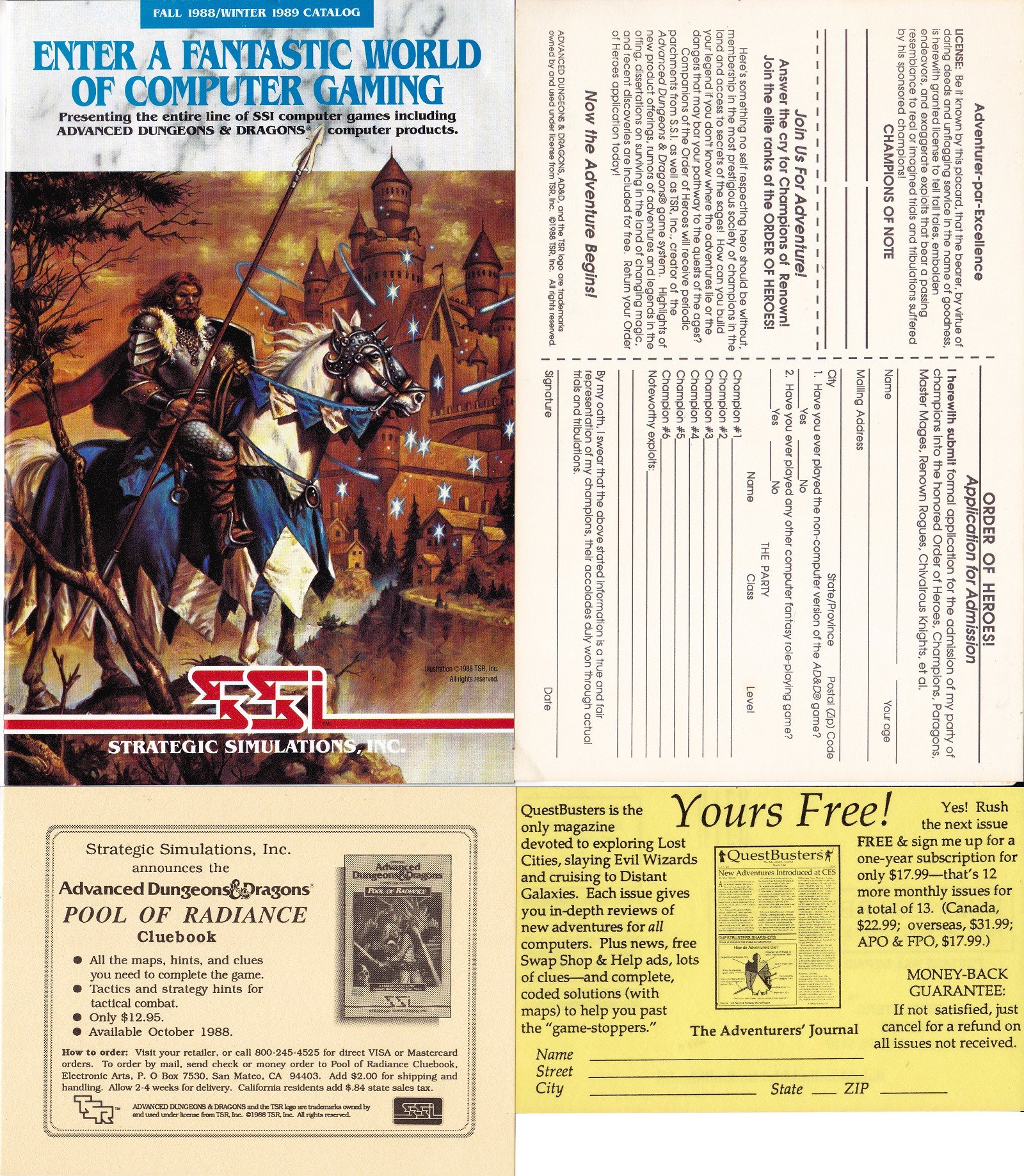 Pool of Radiance - Commodore 64