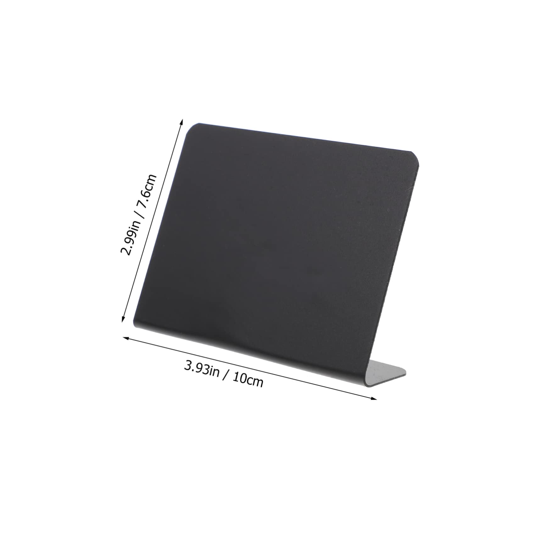 Ciieeo 16pcs Supermarket Label Chalkboard Table Chalkboard Message Board Chalkboard Kitchen Signs Chalkboard Menu Board Desk Topper Food Decor Plastic Child Hot Bend Blackboard Table