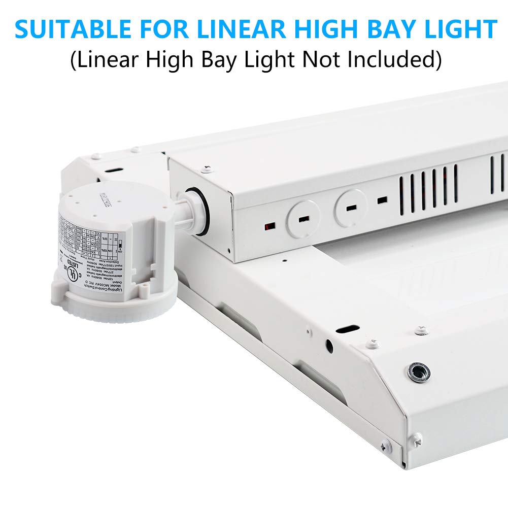 CINOTON 360 Degree Microwave Motion Sensor 3 IP65 Rating Waterproof Motion Sensor Light Switch (No Control)