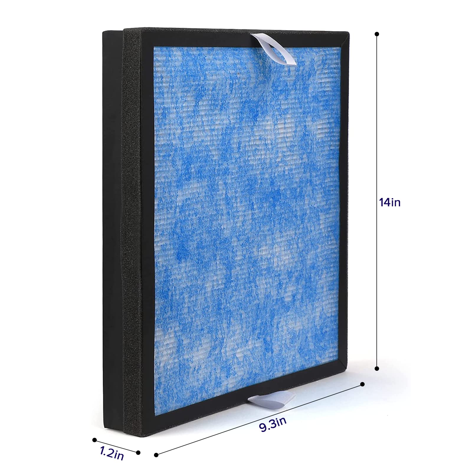 Slevoo Air Purifier Filter Replacement for BS-14, 3-in-1 HEPA Air Filter Replacement Compatible BS-14 HEPA Air Purifiers