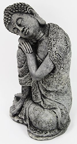 Thai Buddha Statue Home and Garden Yoga Decor Concrete Statuary Asian Collection