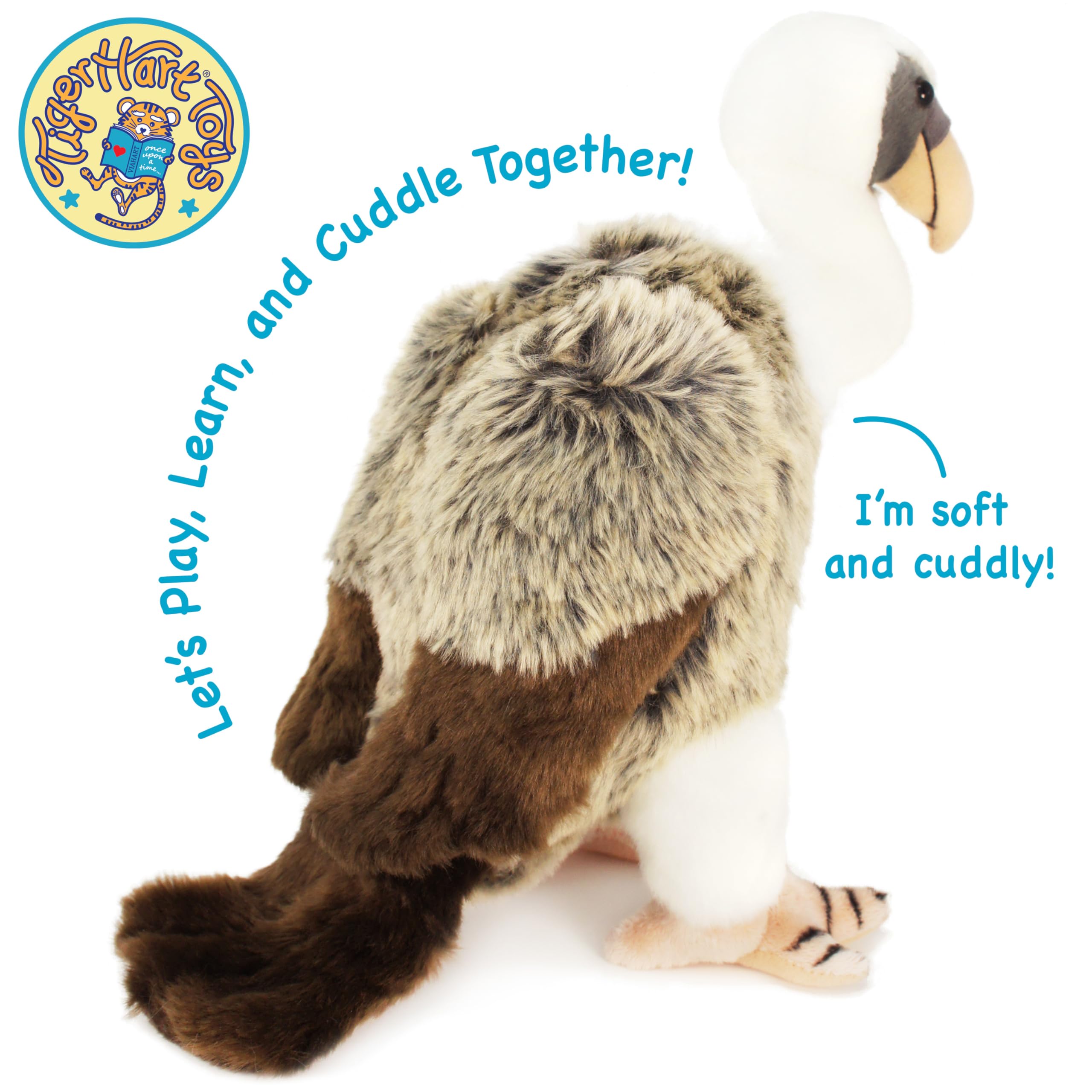 TigerHart Violet The Vulture - 12 Inch Stuffed Animal Plush Buzzard Bird