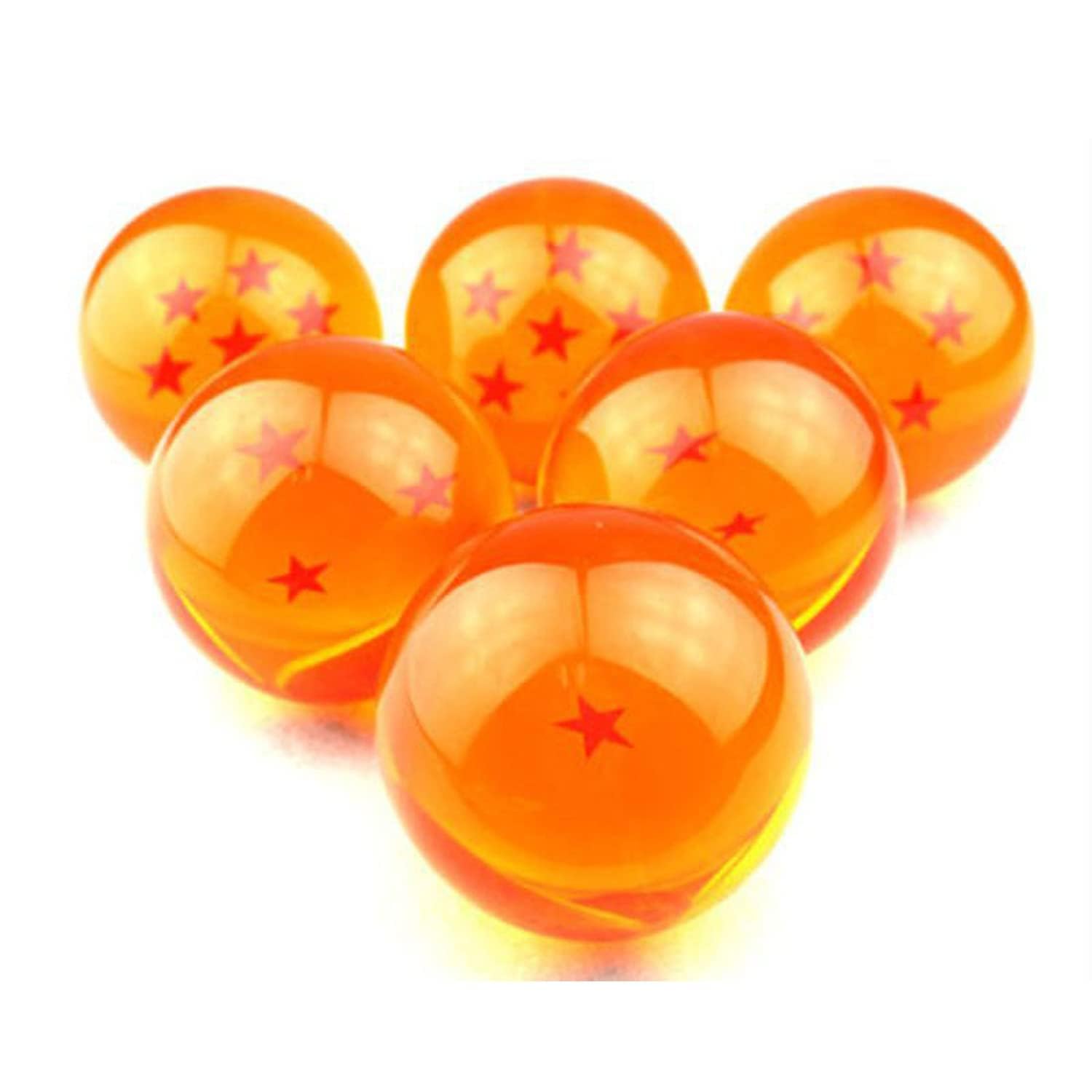 SOOFILM Unisex Stars Acrylic Transparent Balls Glass Ball 7pcs Game Balls Gift Set