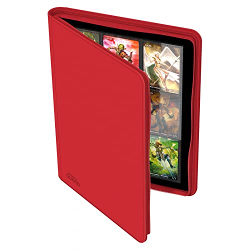 Ultimate Guard Zipfolio 360 β 18 Pocket Xenoskin Red
