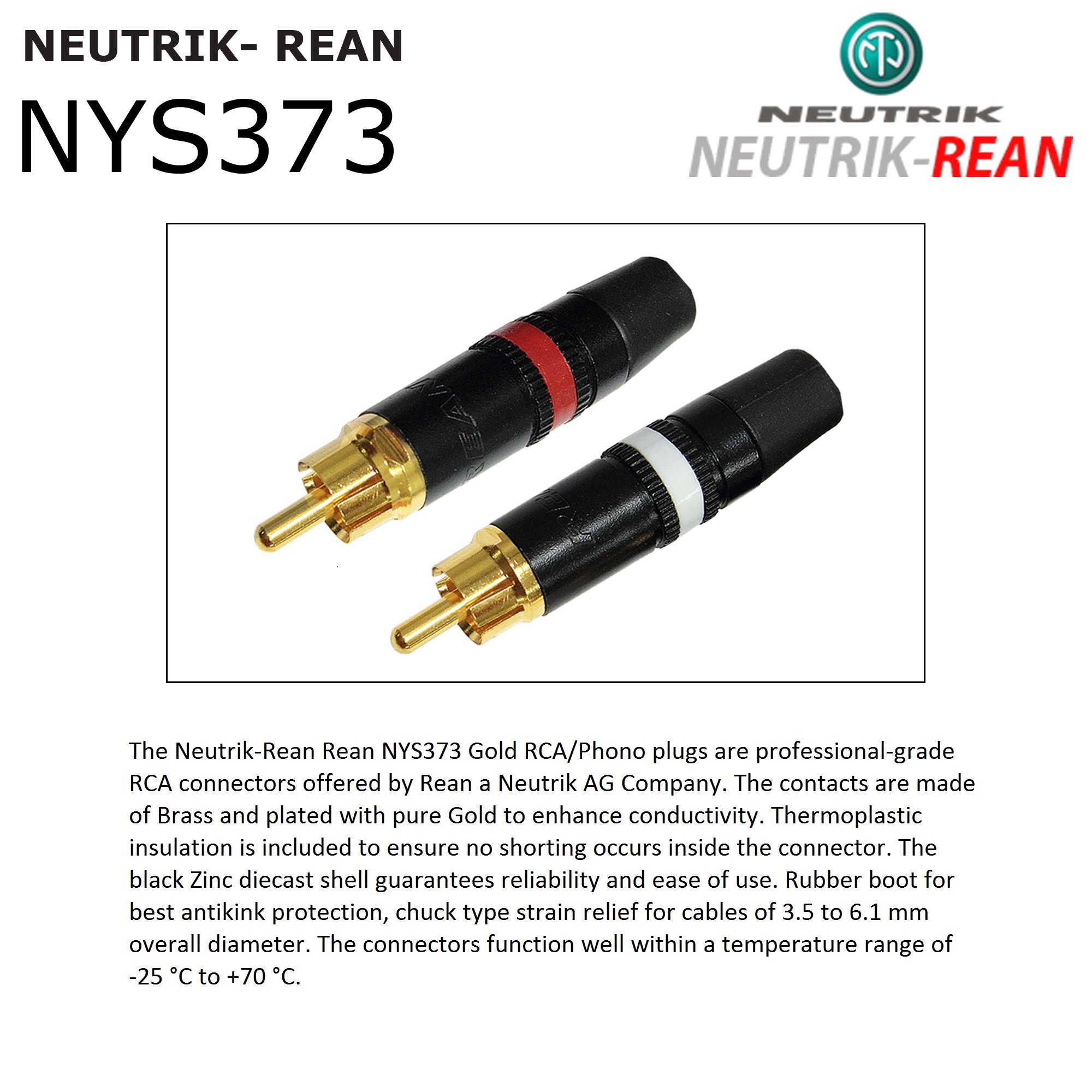 WORLDS BEST CABLES 2 Foot – Directional High-Definition Audio Interconnect Cable Pair Custom Made Using Mogami 2549 Wire and Neutrik-Rean NYS Gold RCA Connectors