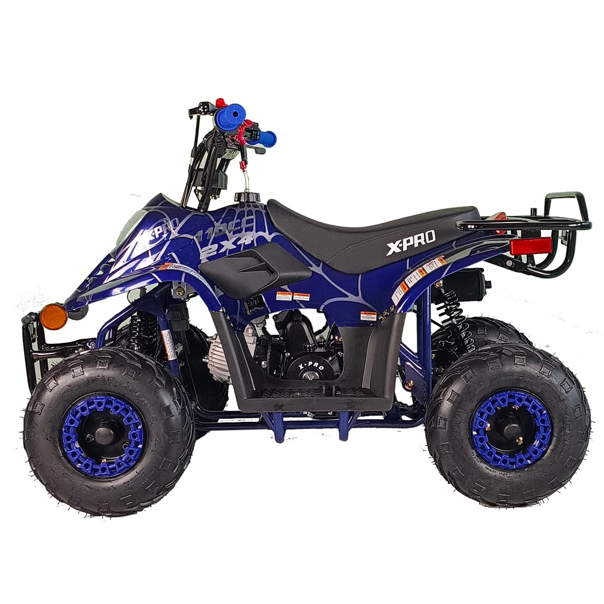 X-PRO 110cc ATV Quad ATVs Quads 110cc 4 Wheeler ATVs ATV 4 Wheelers,Spider Blue