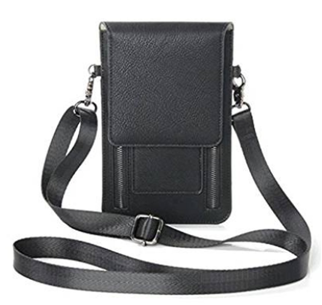 YaJaMa Small Women Leather Shoulder Crossbody Bag Travel Camping Handbag Purse Credit Card Wallet (Blue)