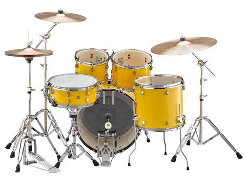 Yamaha Rydeen 5pc Shell Pack with 20" Bass Drum, Mellow Yellow