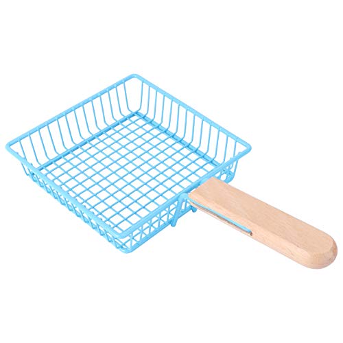 frying Storage Basket Snacks Deep Chicken Presentation Culinary Wire Mini Restaurant Container Rectangular Handle Fried Fruit with Chips Skimmer Stainless Frying Serving Square Fry Mesh basket ( Color