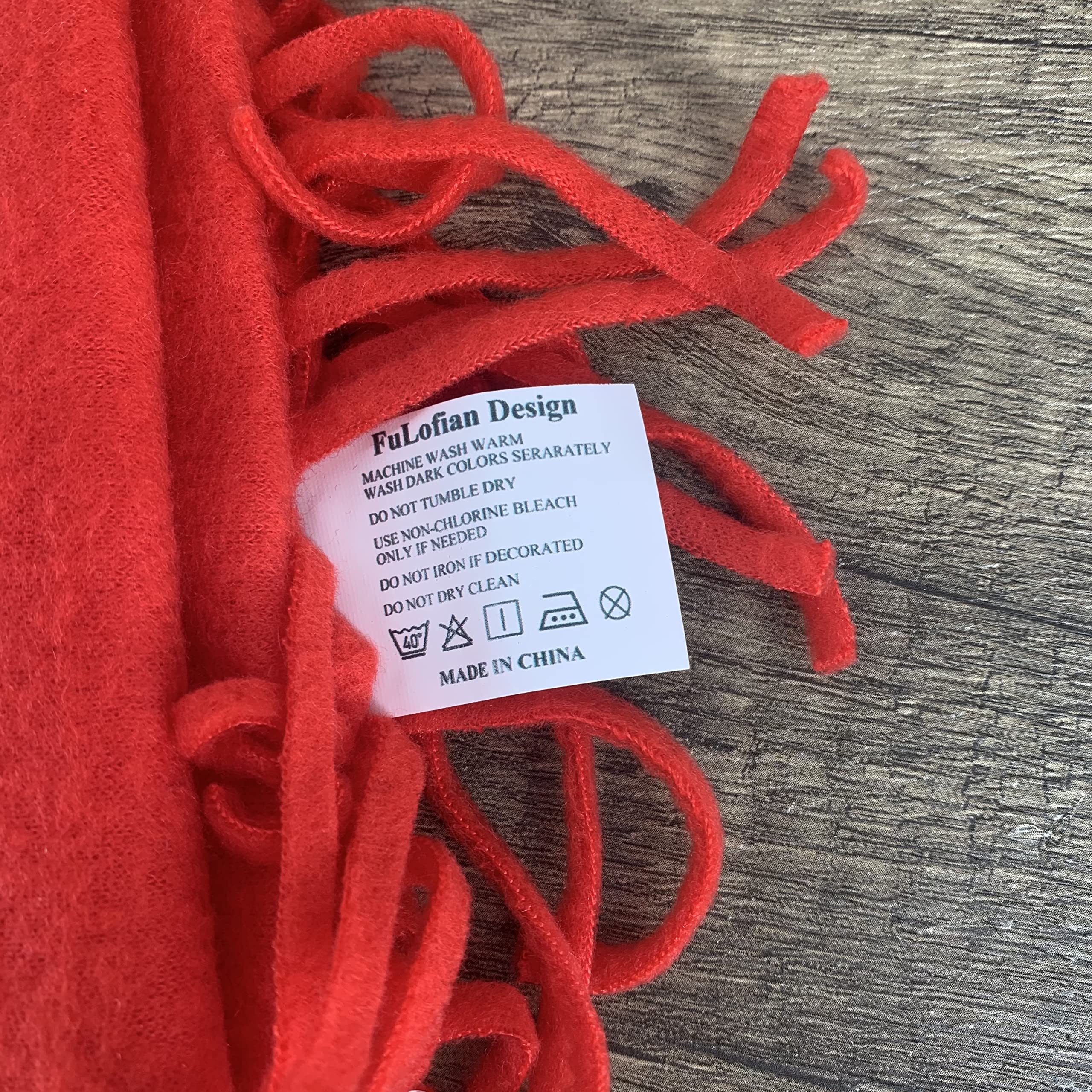 FuLofian Design Shoulder scarves,Scarf Pashmina Shawls and Wraps for Women,Warm Winter More Thicker Soft Scarves.