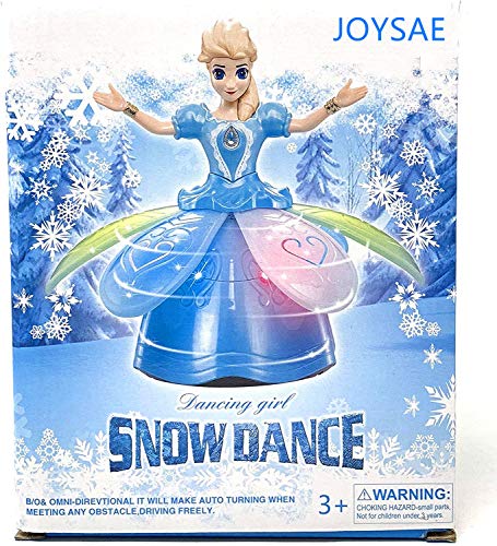 JOYSAE Battery-Operated Princess Doll for Girls: Snow Dance, Flashing & Singing Toy (Ages 3+)
