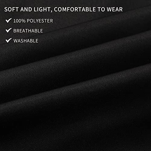 Yhywcy Bib Apron Adjustable Black Apron for Men Women Kitchen Apron Cooking Apron Service Apron Work Apron Nail Styling Apron (3pcs With pockets)