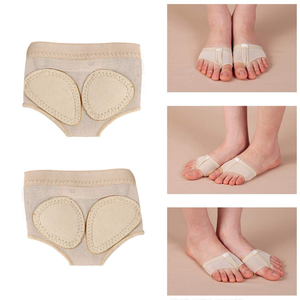 Daxin Half Sole Dance Shoes, Ballet Belly Dance Foot Thong Dance Paw Shoes Half Stole for Girls/Women