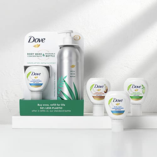 Dove Concentrate Refill For Instantly Soft Skin And Lasting Nourishment Daily Moisture Refill For Use With Dove Reusable Bottle 4 Fl Oz