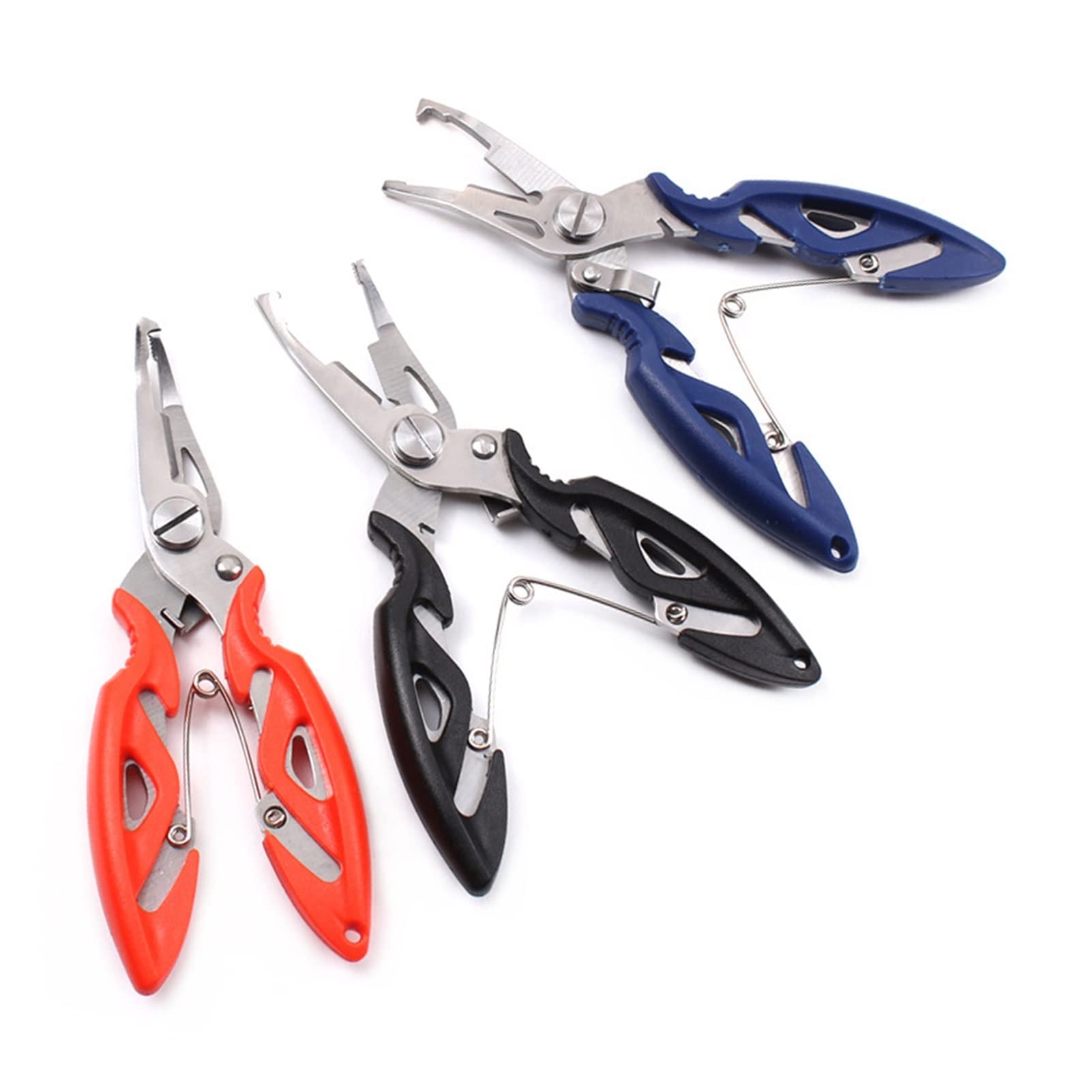 DFSYDS Luya Pliers-Multifunctional Fishing Pliers Scissors Braided Line Bait Knife Hook Remover Fishing Tackle Tools (Color : Orange)