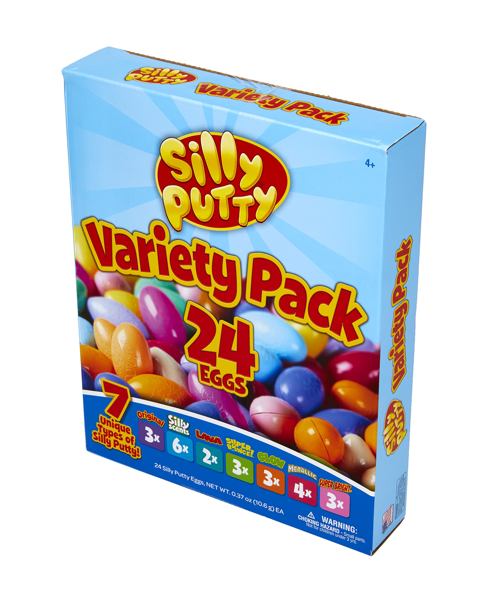 Crayola Silly Putty Bulk Variety Pack, Sensory Putty, Fidget Toys For Kids, Gifts, 24 Eggs [Amazon Exclusive]