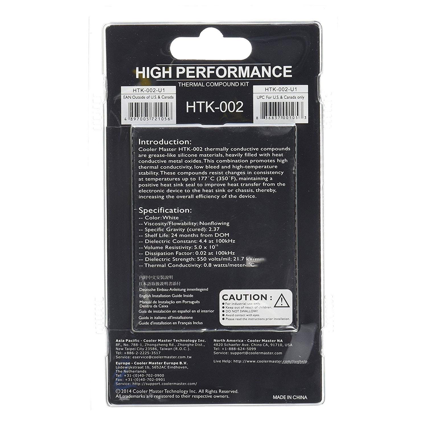 Cooler Master High Performance Thermal Paste - (HTK-002-U1) AND Cooler Master RR-212S-20PC-R1 Hyper 212 RGB Black Edition CPU Air Cooler 4 Direct Contact Heat pipes 120mm RGB Fan