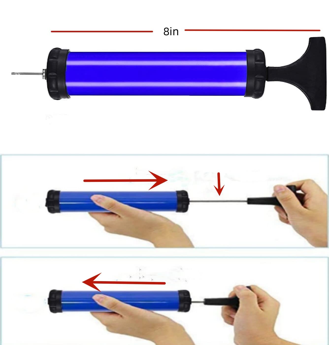 Champhox Soccer Ball Pump for Basketball Football Volley Ball (Random Color)
