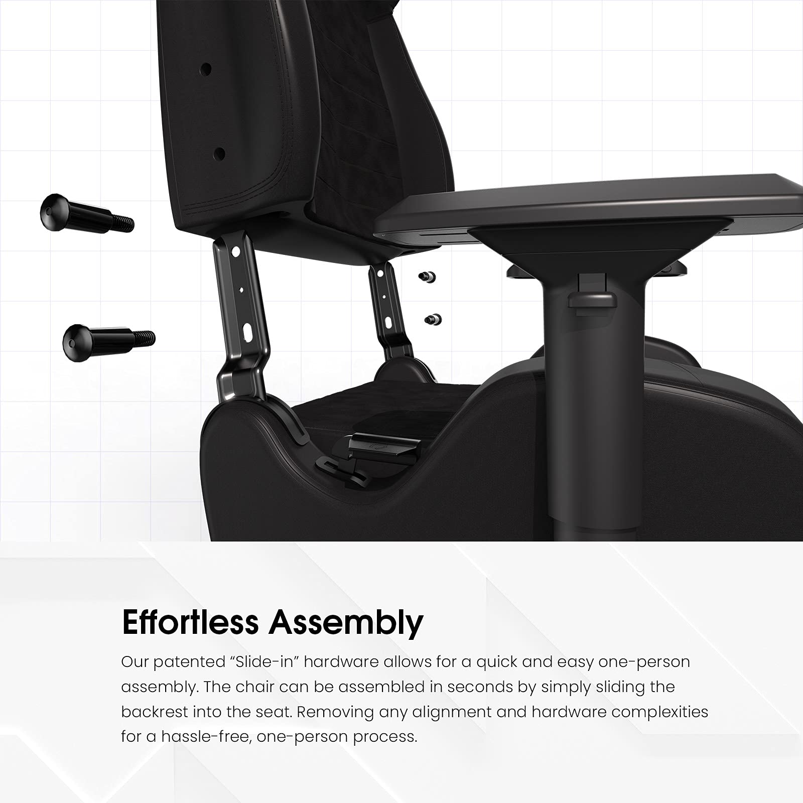 Vertagear Racing Seat Home Office Ergonomic High Back Game Chairs, S-Line SL4000 Medium BIFMA Cert, Black/Carbon