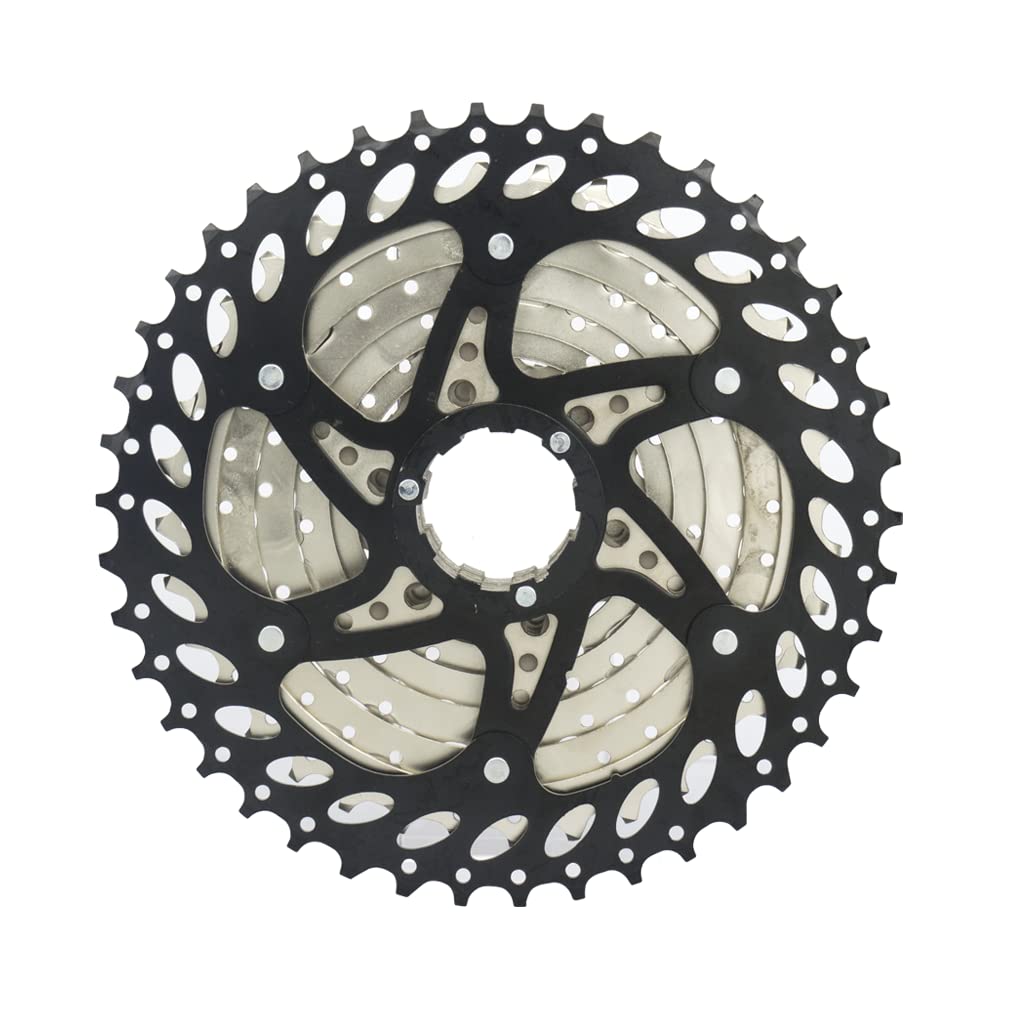 CYSKY 10 Speed Cassette 10Speed 11-42 Cassette Fit for Mountain Bike, Road Bicycle, MTB, BMX, Sram Sunrace Shimano ultegra xt (Light Weight)