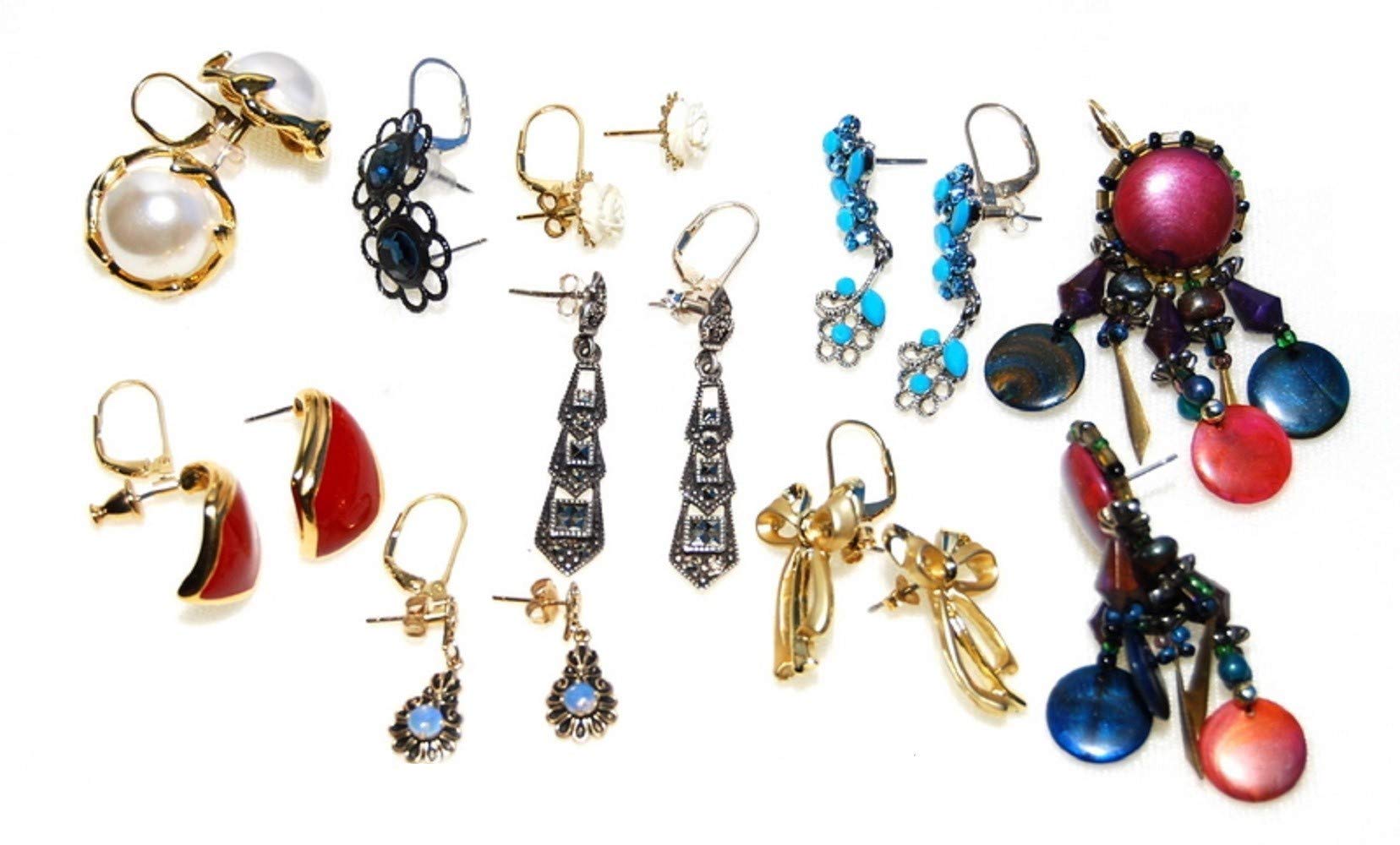 Convertiblez 2 Pair of Earring Converters. Converts pierced post earring to lever back drop dangle pierced earrings. Combo contains 1 pair Sterling Silver and 1 pair 14K Gold over Sterling Silver.