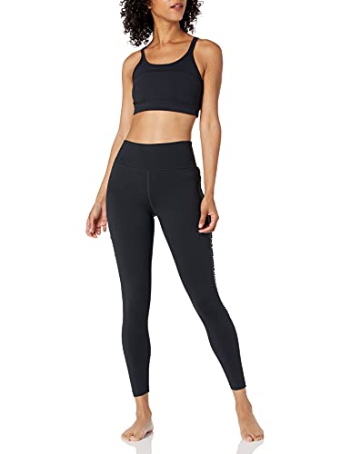 Core 10 Women's Standard Studiotech Icon Series High Waist 'Ruffle'Yoga Legging, Black XL (16)