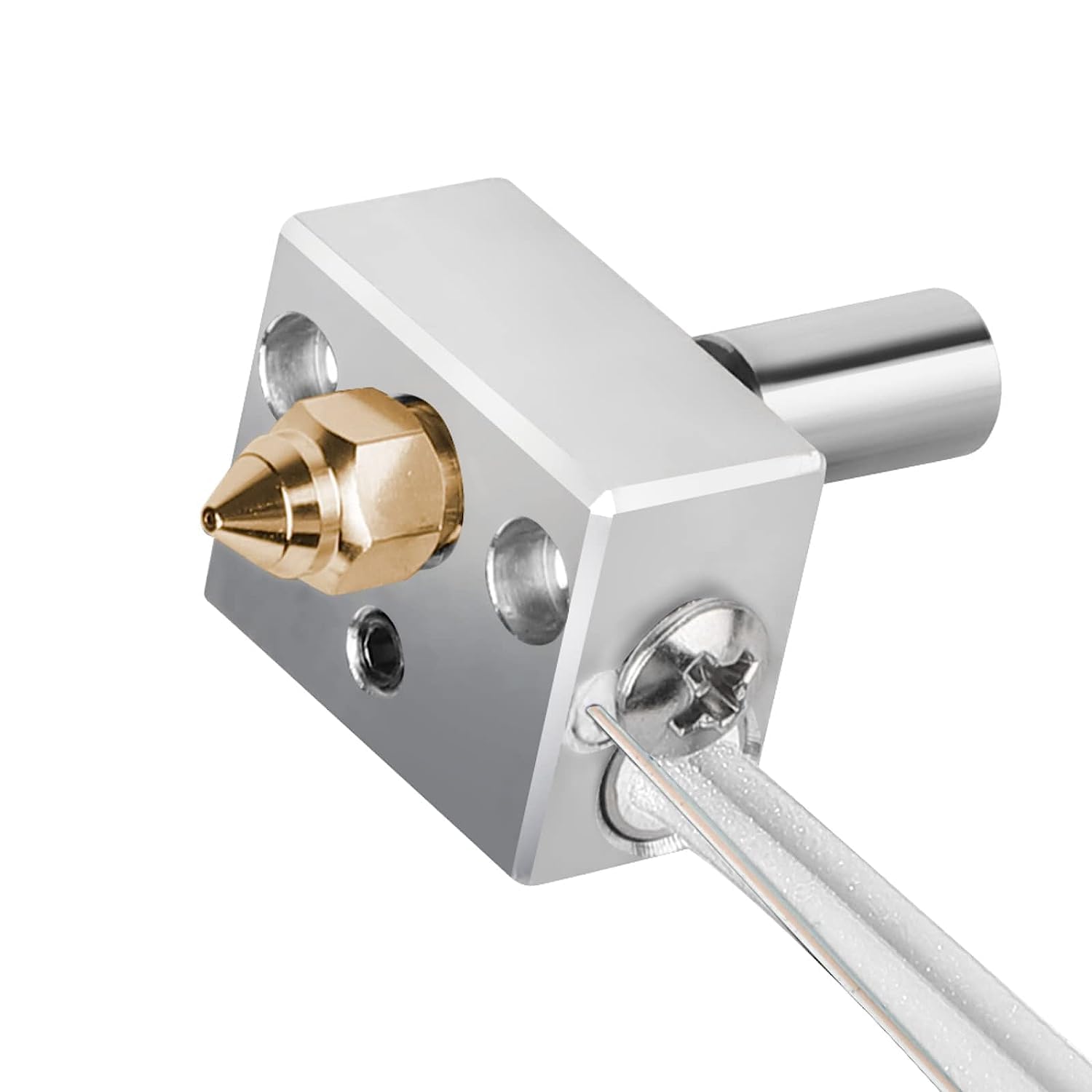 Creality Official Sprite Extruder Heater Block Upgrade Hotend - 260℃ High Temp Heat Block, Titanium Heatbreak Plated Brass Nozzle, for Ender3 S1 / Ender 3 S1 Plus Sprite Direct Drive Extruder