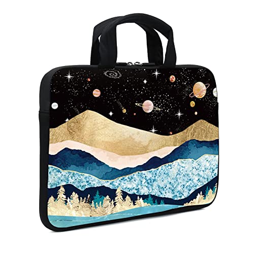 Laptop Sleeve Case 11.6" 12.1 Inch Neoprene Laptop Sleeve/Notebook Computer Pocket Case/Chromebook Case/Tablet Briefcase Carrying Bag Compatible For Men, Women ,boys, girls (mountains-1)