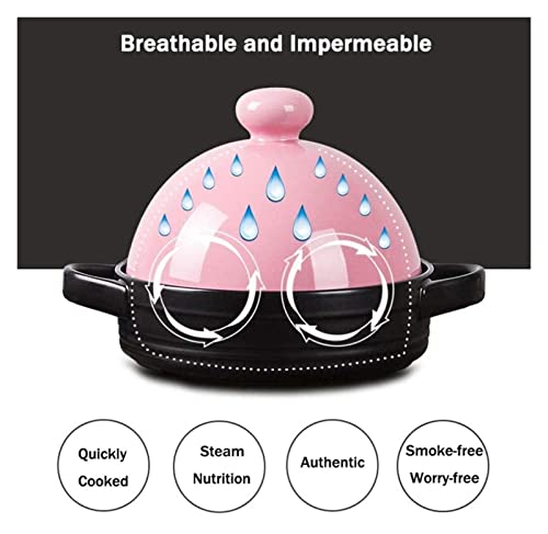 Easy To Clean Moroccan Tagine Micro Pressure Ceramics Slow Cooker For Casserole Pot Medium To Extra Large Home Cookin 22.5.29