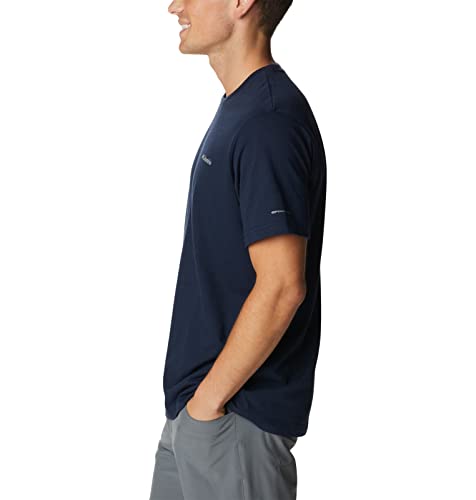 Columbia Men's Thistletown Hills Short Sleeve, Collegiate Navy Heather, Medium