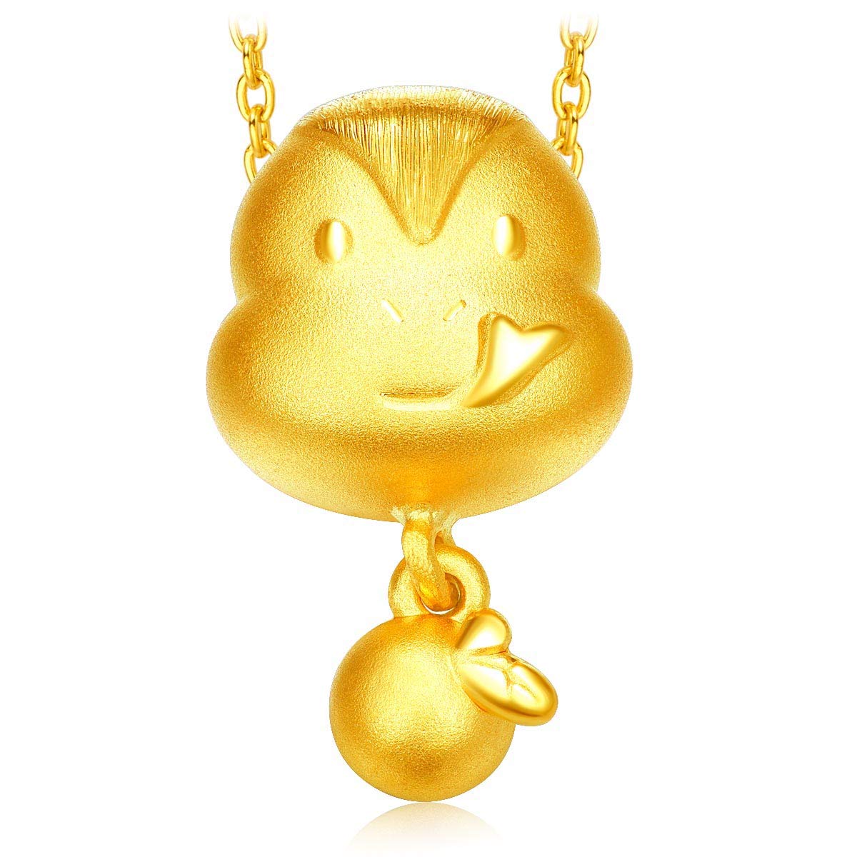 CHOW TAI FOOK 999 24K Gold Chinese Zodiac Pendant/Charm (Monkey)