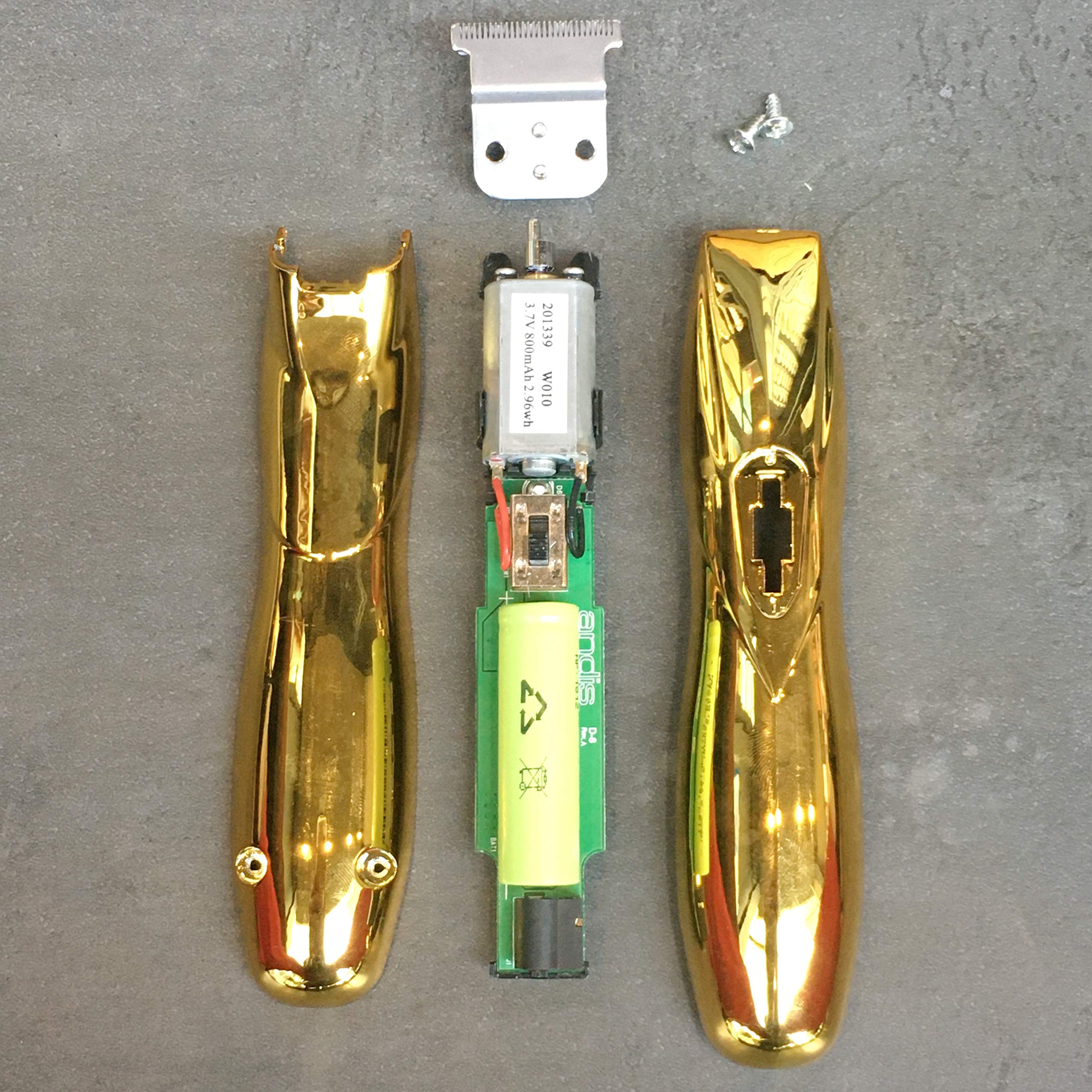 Clear Cover, Clear Housing For Slime Line Pro Li, D8 (Gold)