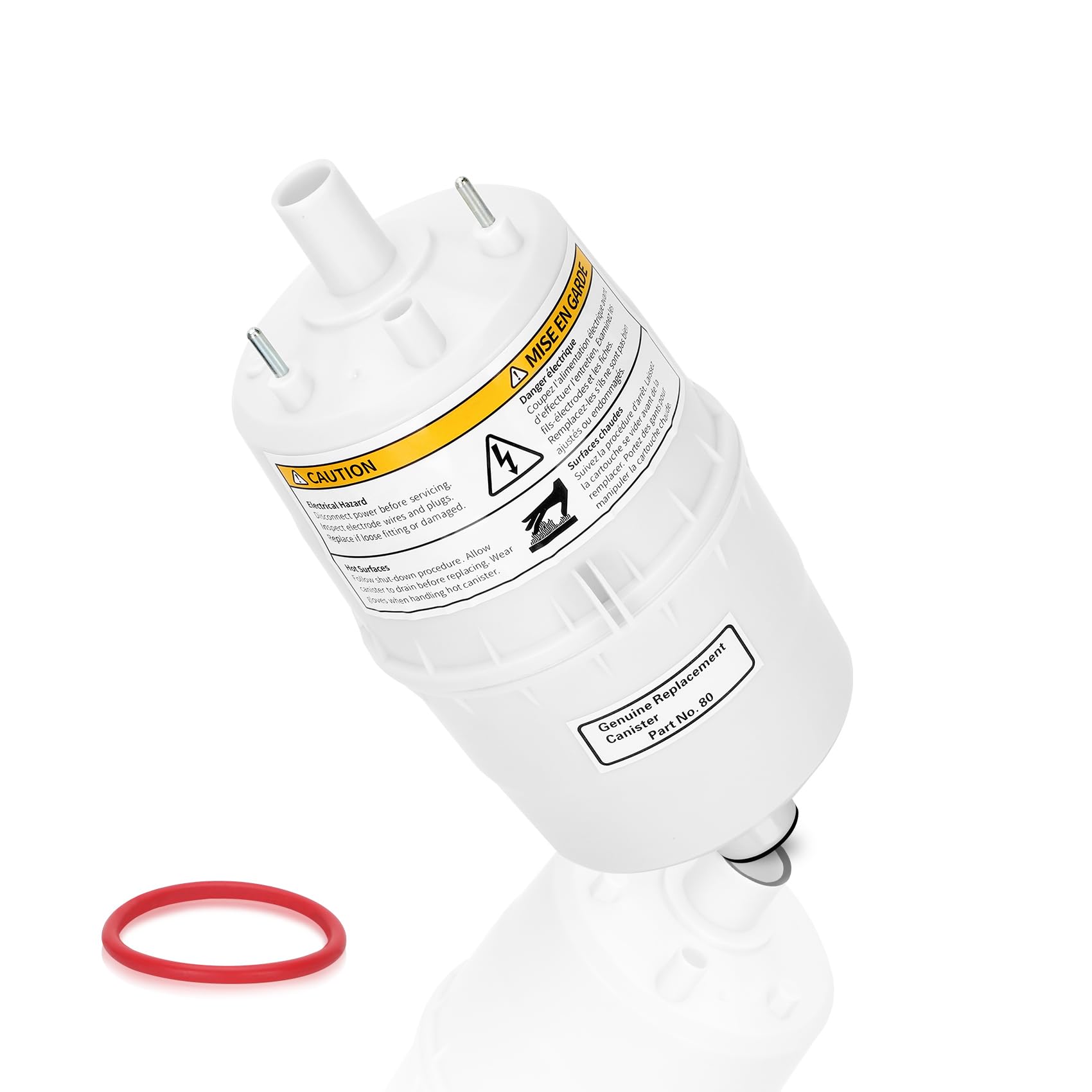 Etespie 80 Steam Canister Replacement for Steam Humidifier Canister Model 800 & 865ïŒfor Aprilaire 800 Replacement Canister with O-Ring for Leak-Proof Seal,800 Canister,80 Canister