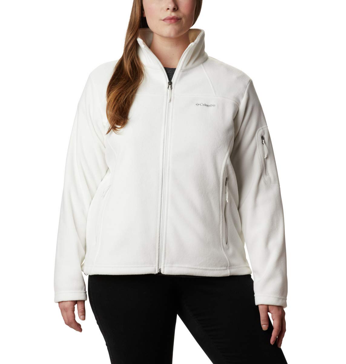Columbia Women's Fast Trek II Jacket, Sea Salt, 2X Plus