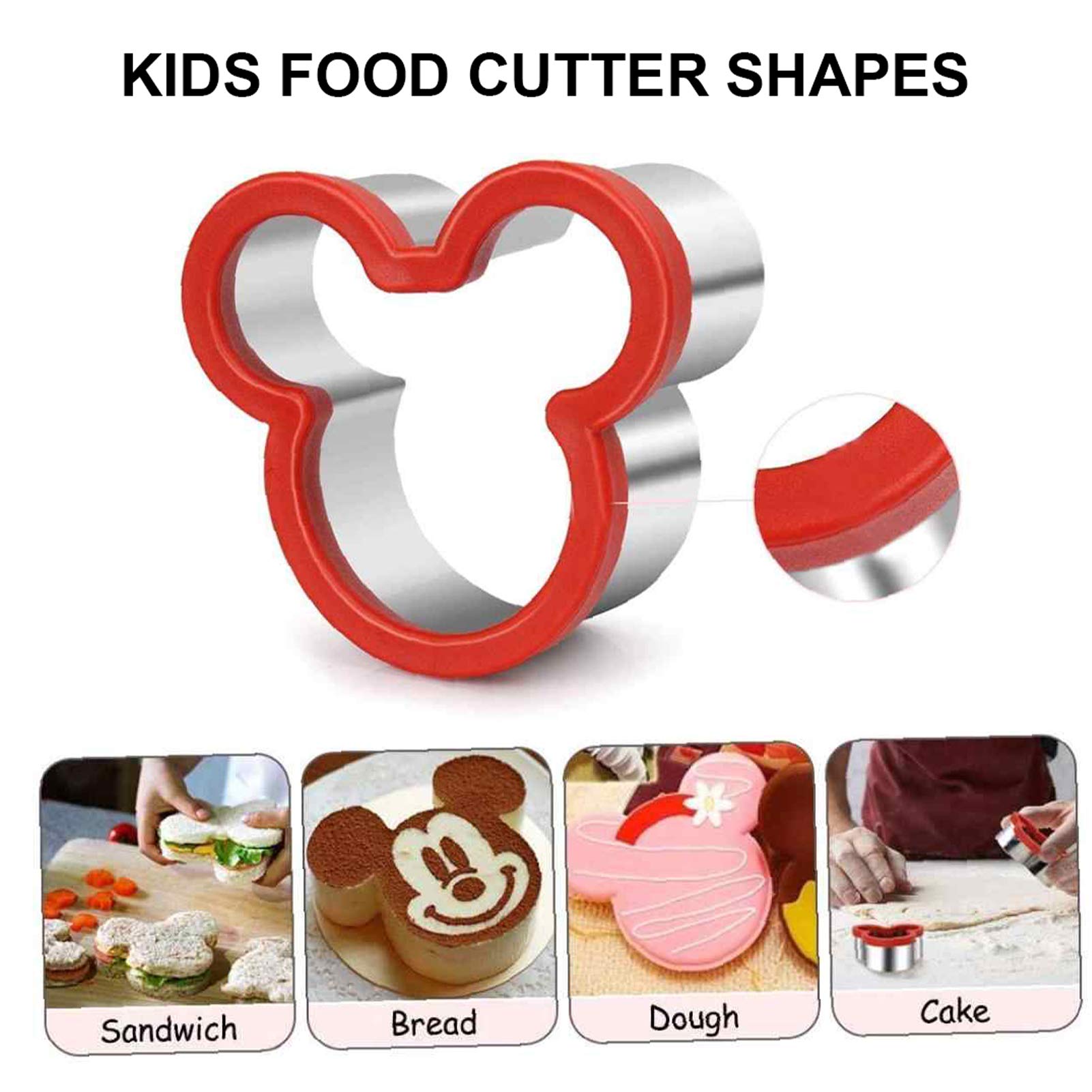 Fruit Vegetable Cutter Shapes Set, Mini Pie and Cookie Stamps Mold(8 pcs) with Melon Baller Scoop & Carving Knife, Stainless Steel, DIY Fun Food Decorating Tools cookie cutter for Kitchen