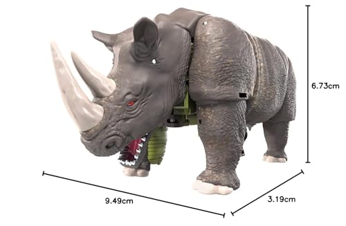 Transformers Toys Generations War for Cybertron: Kingdom Voyager WFC-K27 Rhinox Action Figure - Kids Ages 8 and Up, 7-inch