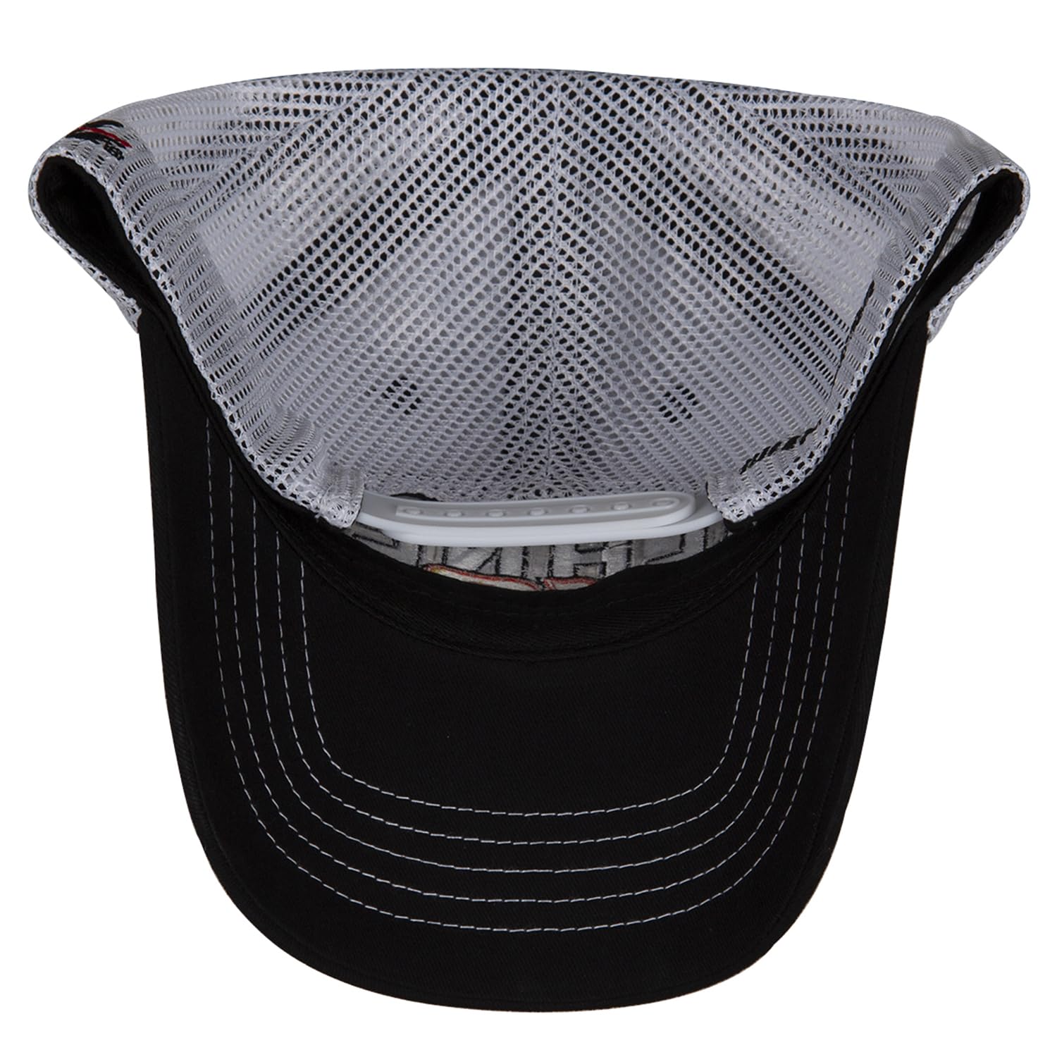 Checkered Flag Sports Ryan Blaney #12 NASCAR 2023 Black Name and Number Driver Adjustable White Mesh Trucker Hat