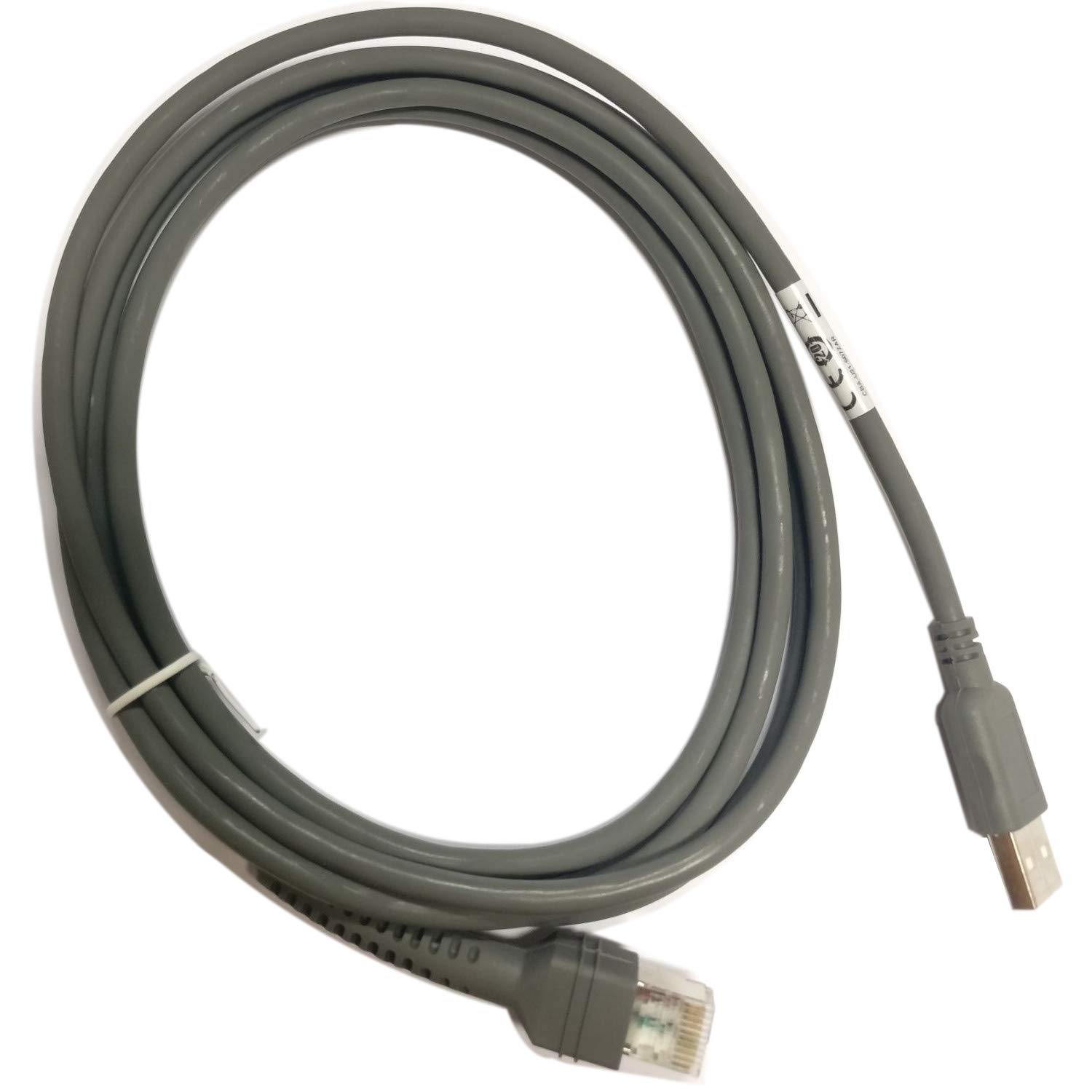 JacobsParts USB Cable 6 Feet for Symbol Barcode Scanner LS2208 LS2208AP LS4208 LS1203 LS4328 LS9208 CBA-U01-S07ZAR