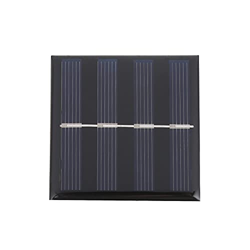 dream_light Mini Solar Panel, 10Pcs 2V 100mA 0.2W 60x60mm Polysilicon Small Solar Cell Module for DIY Solar Power Lights Toys Charger