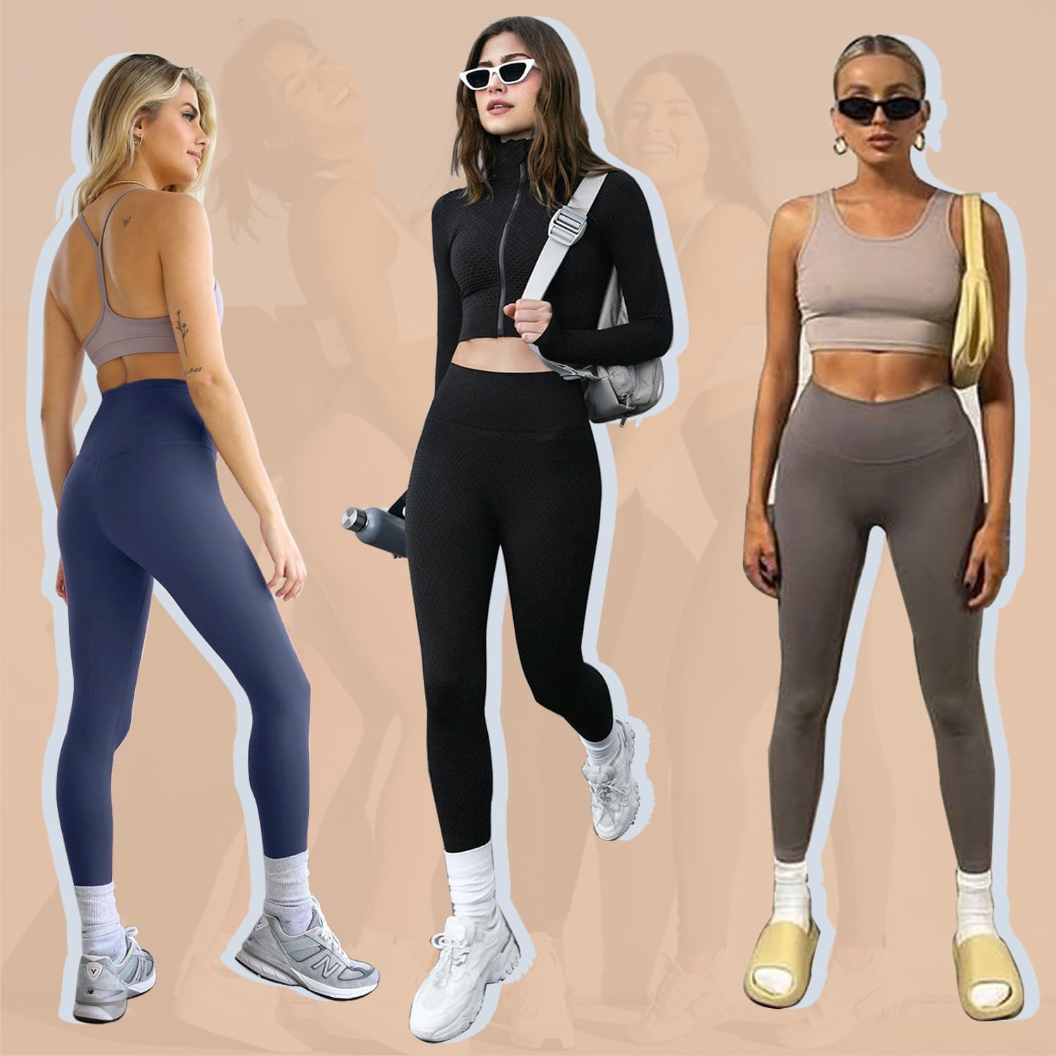 CTHH Leggings for Women Tummy Control-High Waisted Non See Through Black Soft Workout Yoga Pants