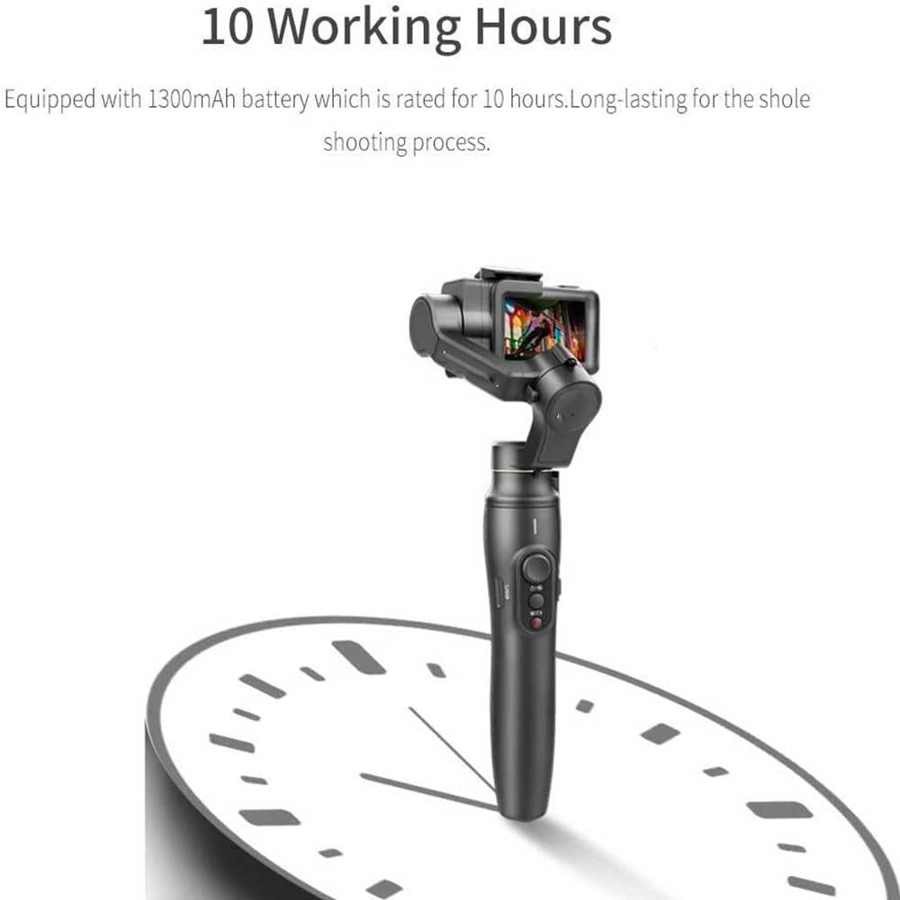 DONCK Action Camera Stabilizer 3-axis Universal Joint Portable Stabilizer for Sports Camera SLR Camera Fixation for Outdoor Video Recording