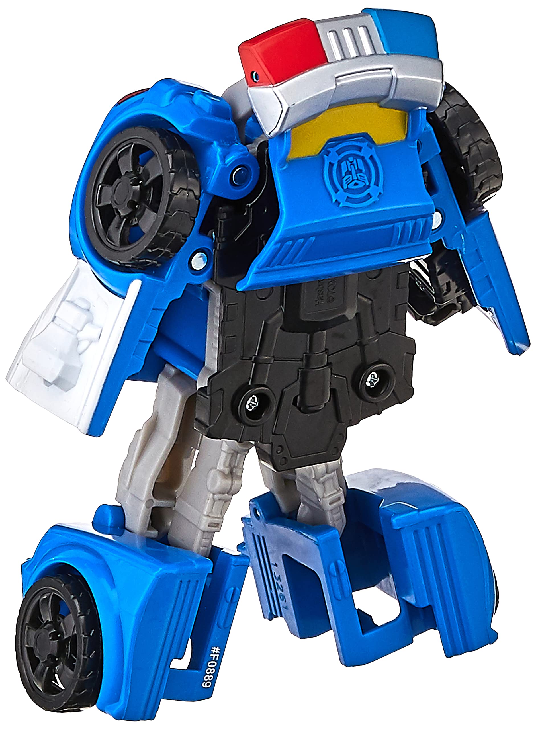 Transformers Playskool Heroes Rescue Bots Academy Classic Heroes Team Chase The Police-Bot Converting Toy, 4.5-Inch Action Figure, Kids Ages 3 and Up