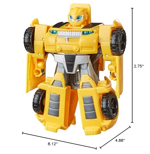 Transformers Playskool Heroes Rescue Bots Academy Classic Team Bumblebee, Converting Toy Robot Action Figure, Christmas Stocking Stuffers for Kids, Ages 3+