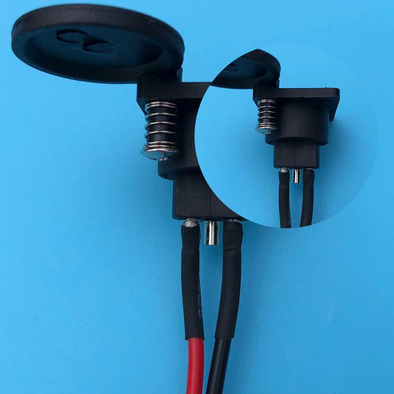 LGEGE XLR Charging Port Socket Compatible with Motorcycle,Electric Scooter, Accessories for Razor Dirt Rocket MX500, MX650 & EcoSmart Metro, EVO 500 800