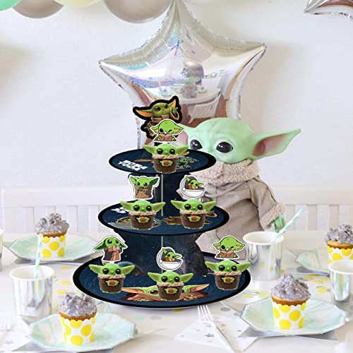 Yoda Cake Stand Movie 3 Space Retro Cake Stand for Party Supplies