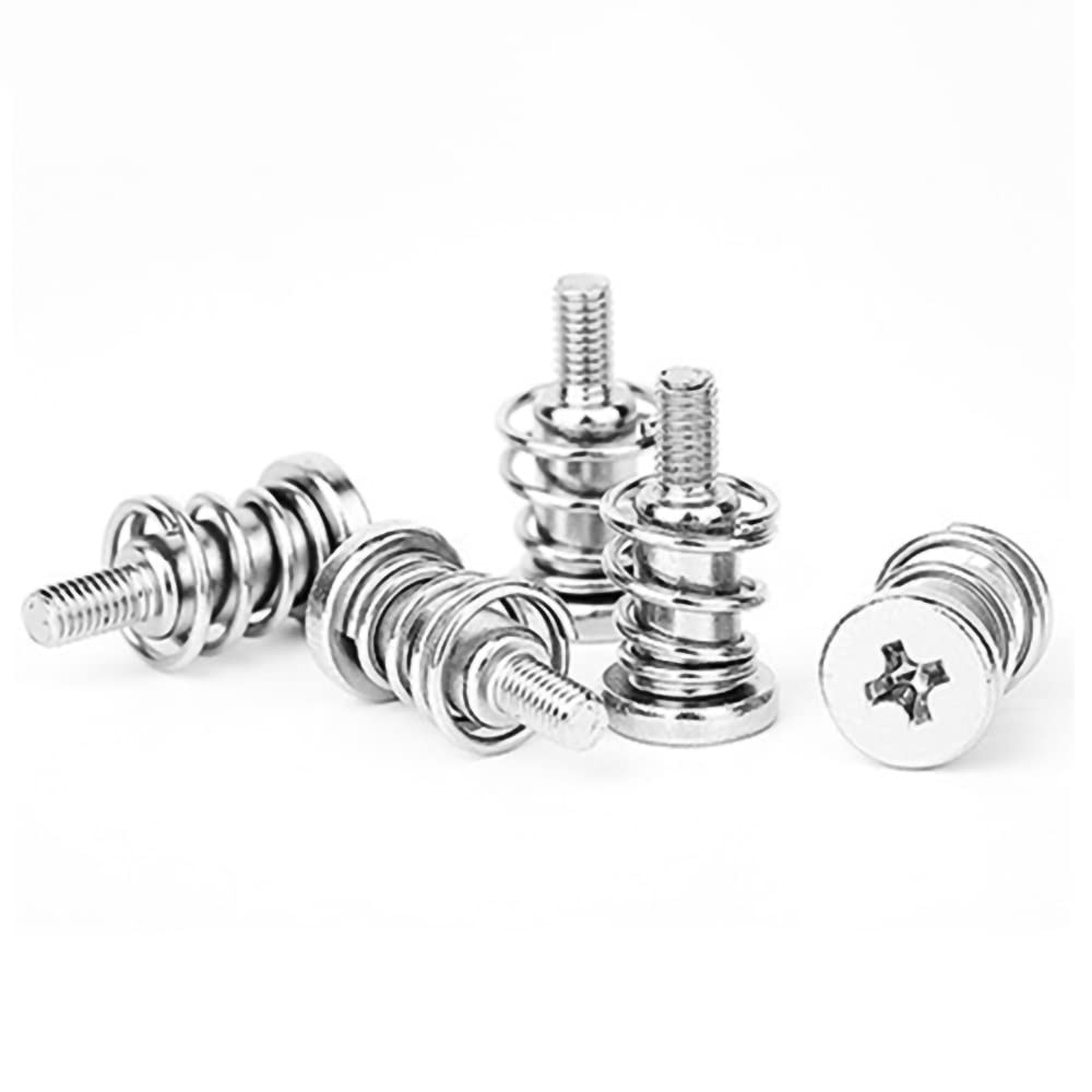 FQDFAYEE 30pcs Spring Screws GPU Graphics Card Back Plate Heatsink Screws M2 M2.5 Computer CPU Mainboard Radiator Fixing Bolts (Color : M2.5x9)