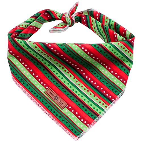 lionet paws Christmas Dog Bandana for Small Medium Large Dogs, Cat Dog Kerchief Dog Triangle Bibs Scarf for Girl Boy Gift